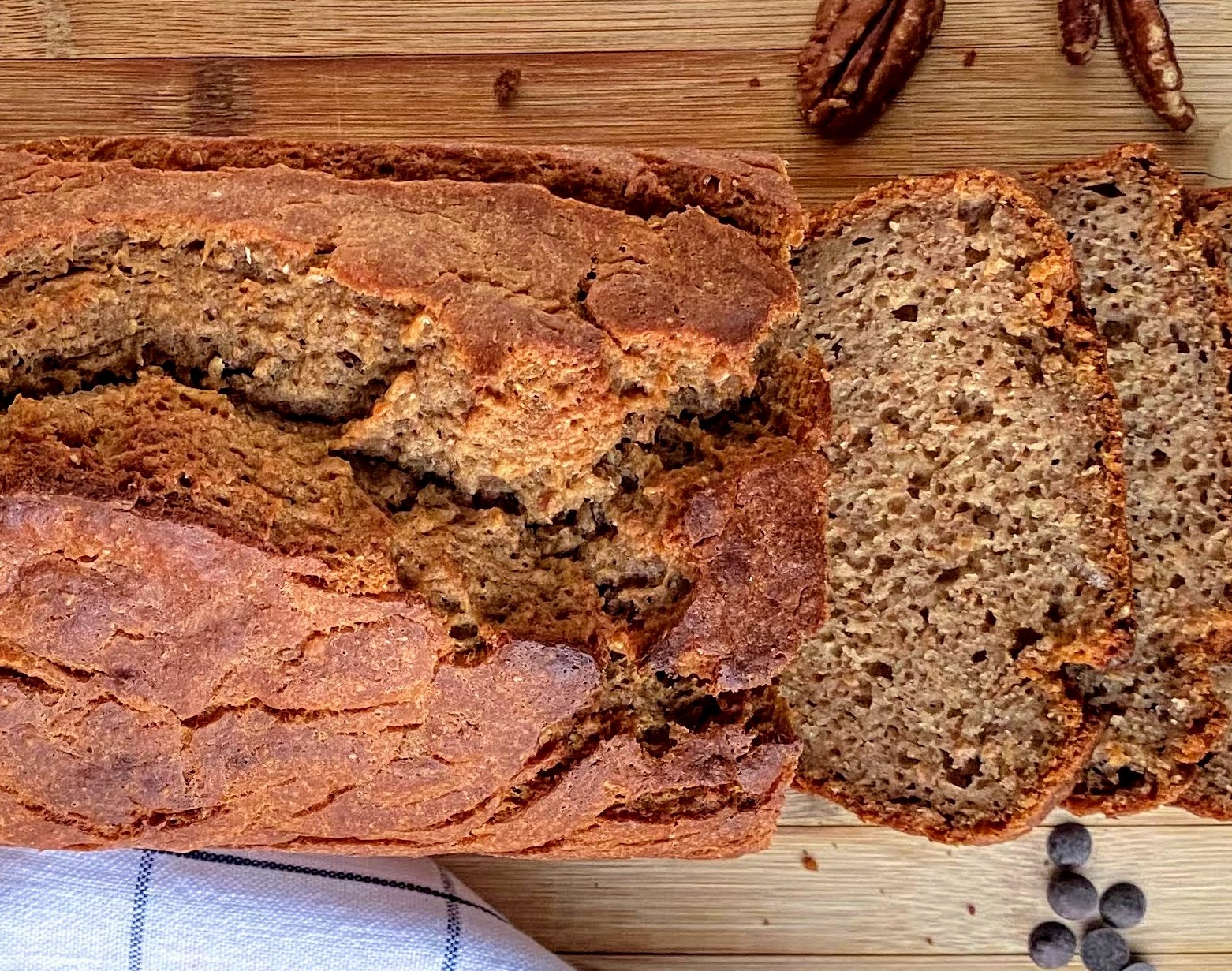 Pan de banano saludable